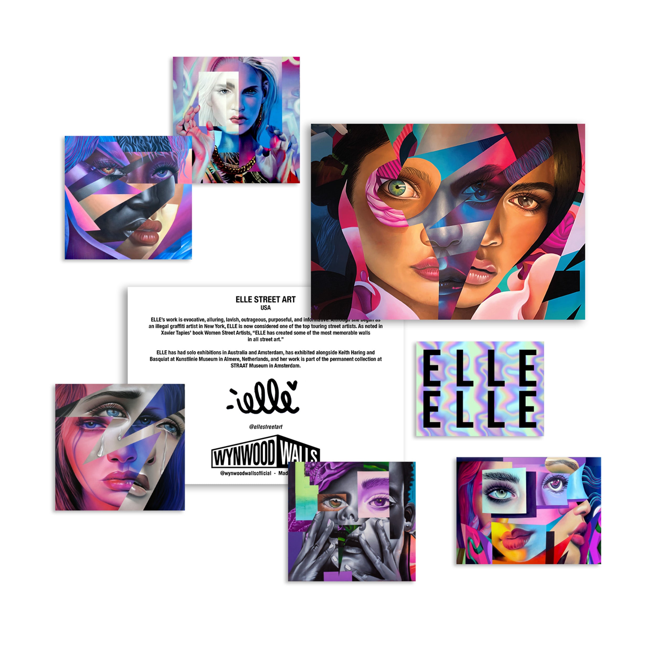 Elle Street Art Sticker Pack | Unique Urban Fashion Accessories – The ...