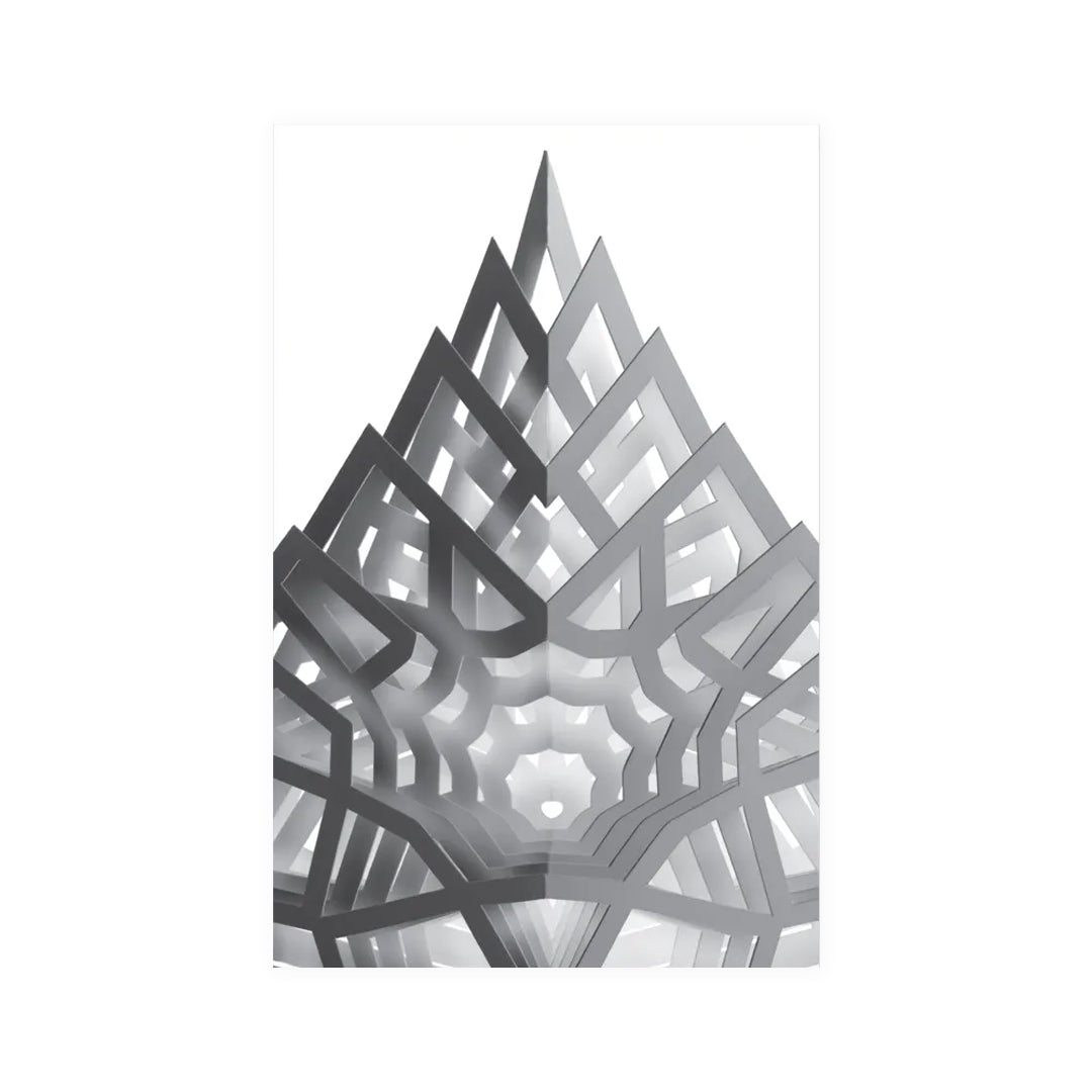 Peter Dahmen Crystal Pop-Up Card – 3D Paper Art – The Wynwood Walls Shop