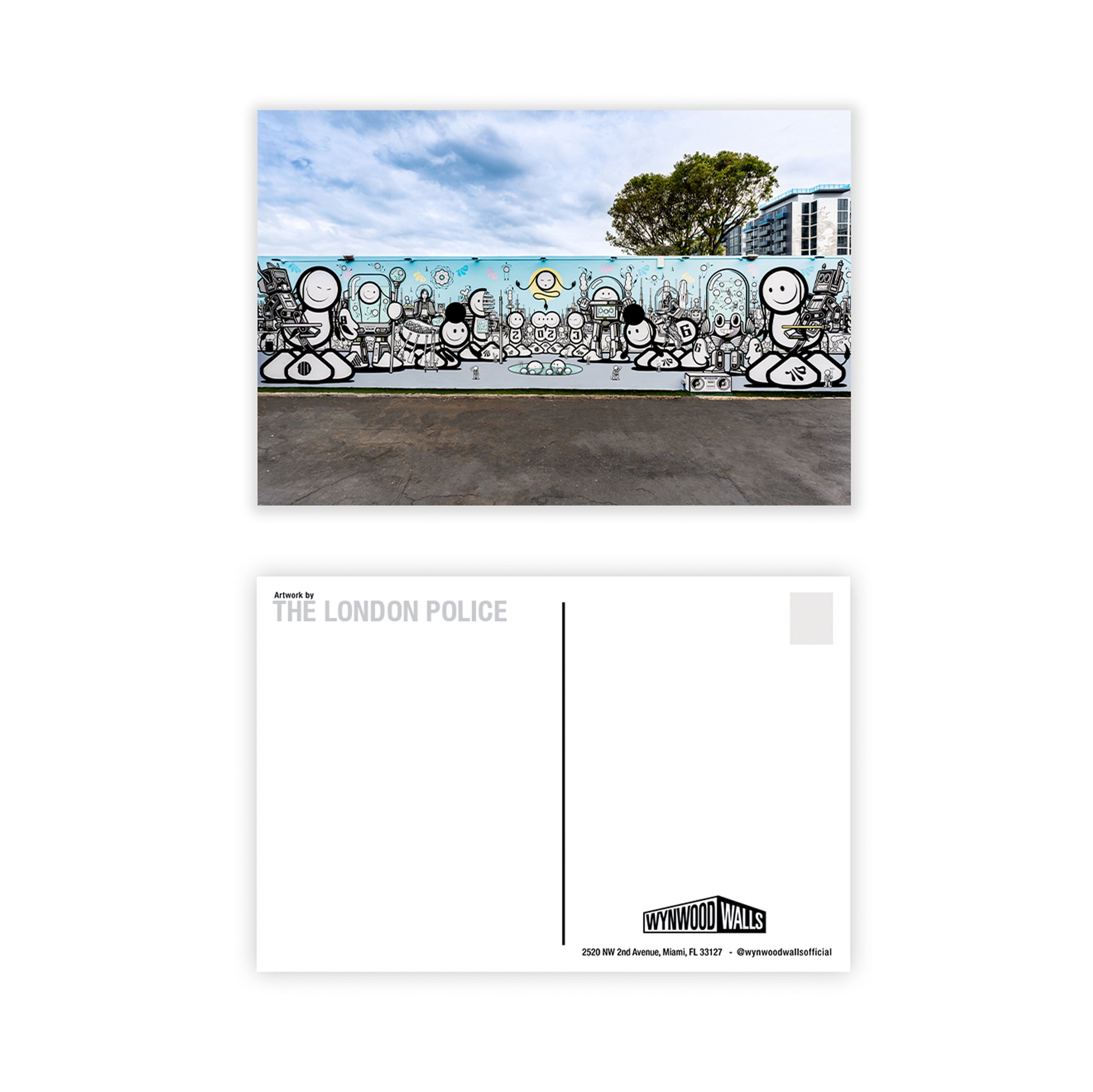 THE LONDON POLICE Postcard 2023 – The Wynwood Walls Shop