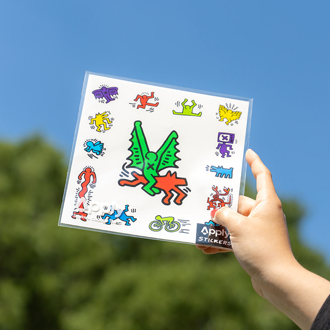 Fly High with Keith Haring Flight Sticker Sheet 5x5! – The Wynwood ...