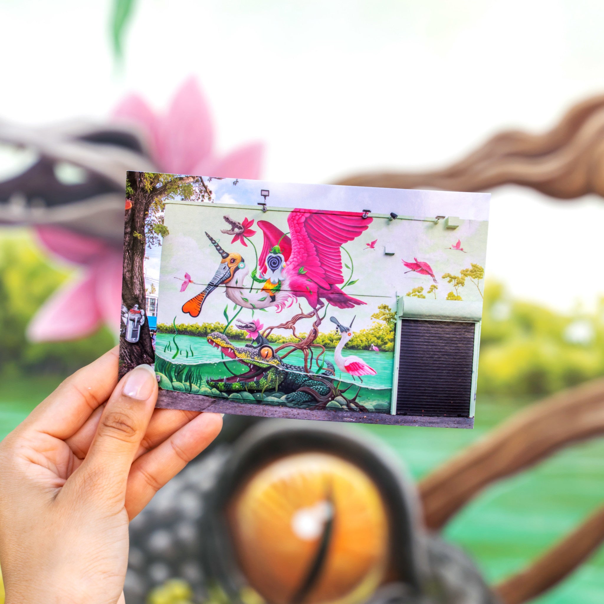 Discover the Stunning Dulk Roots Postcard - Limited Edition | Buy Now – The Wynwood Walls Shop