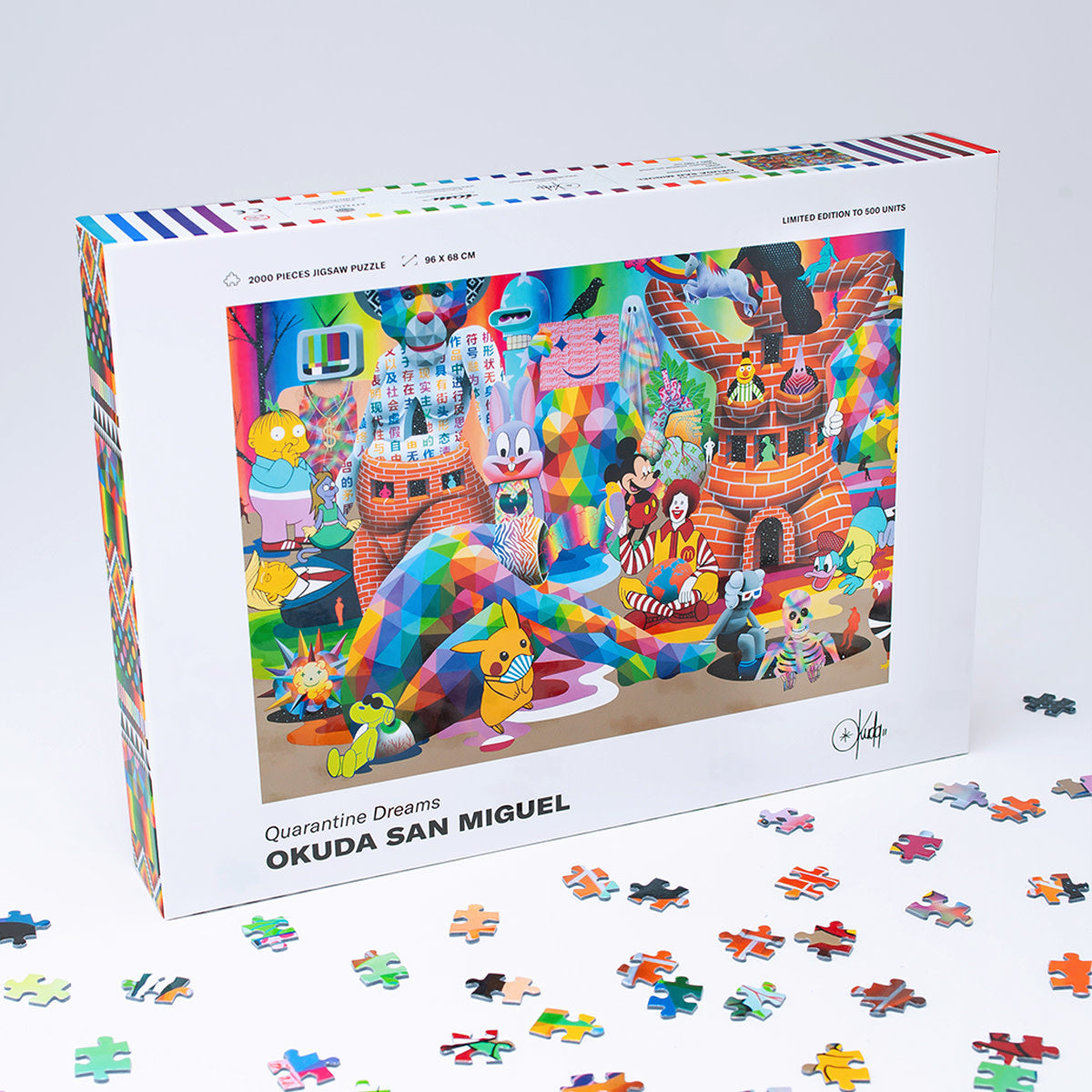 Okuda San Miguel QUARANTINE DREAMS Puzzle – The Wynwood Walls Shop
