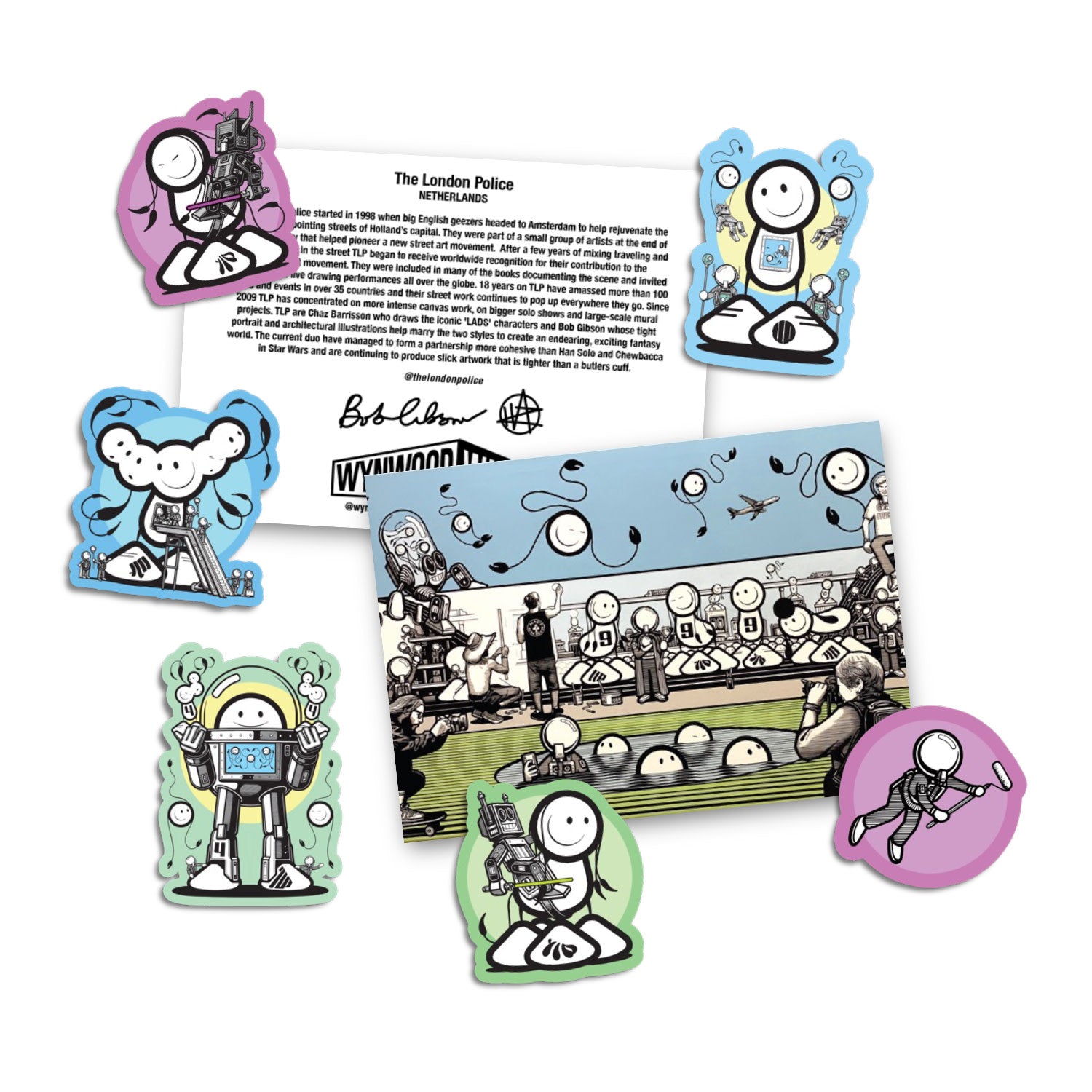 The London Police Sticker Pack - Exclusive Wynwood Walls – The Wynwood ...